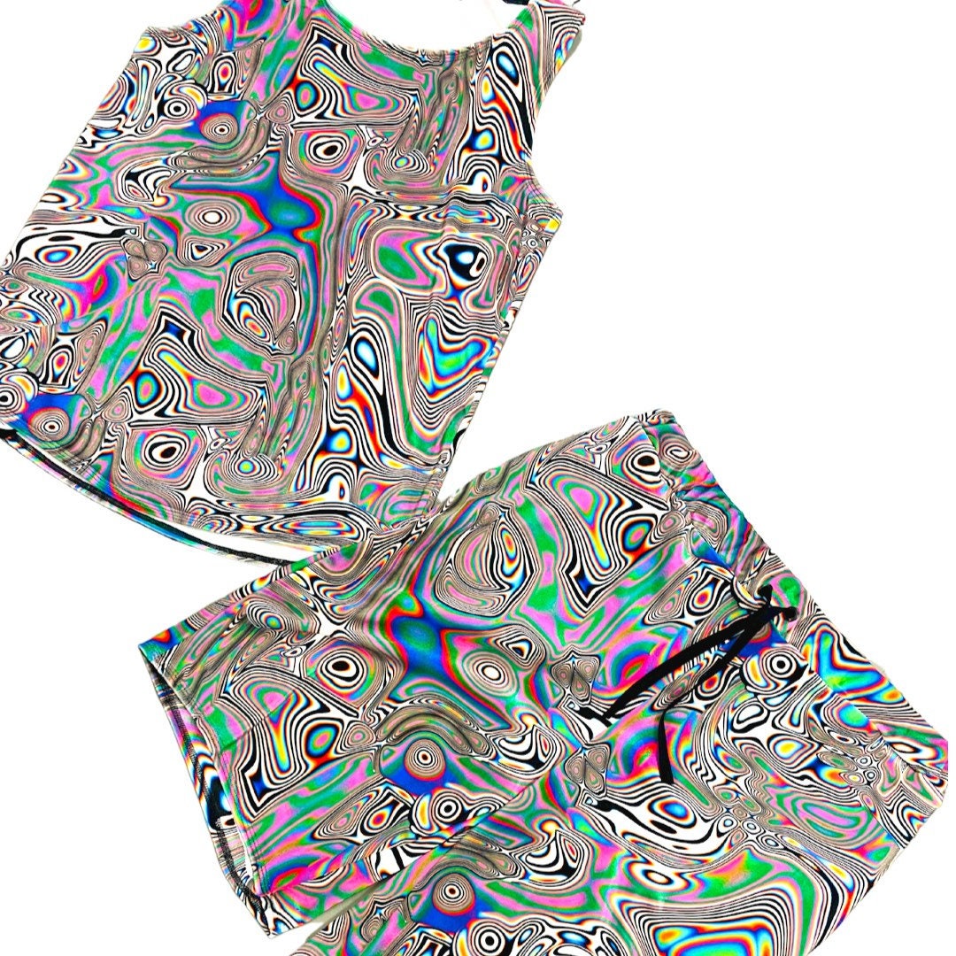 LUCID DREAMS | Mens Shorts | Festival Shorts | Drawstring Shorts – The ...