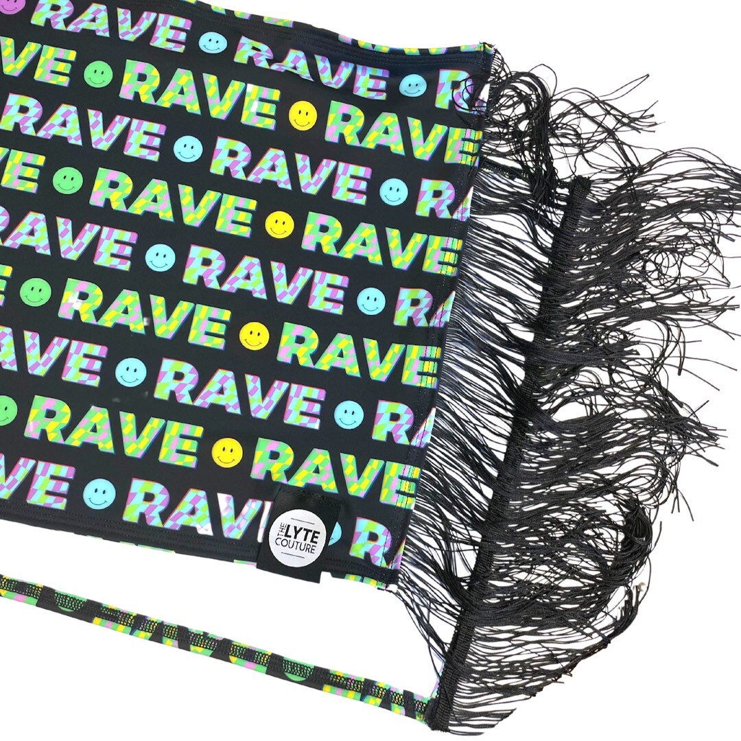 RAVE | Custom Pash| Festival Scarf | Rave accessories – The Lyte Couture